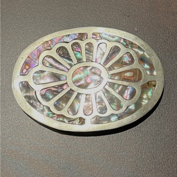 unknown | Accessories | Oval Abalone Shell Belt Buckle | Poshmark